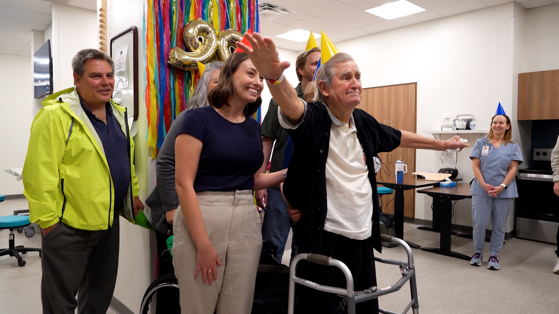 Send Me in Coach: Stroke Survivor’s 90th Birthday Celebration at Norman Regional