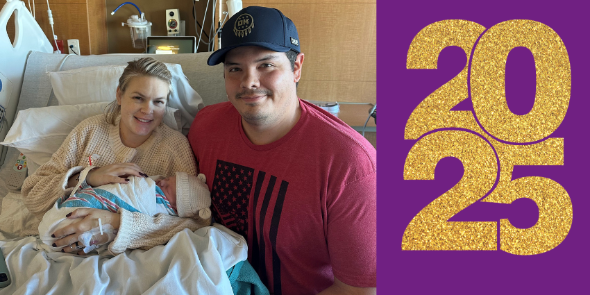 Norman Regional Welcomes First Baby of 2025